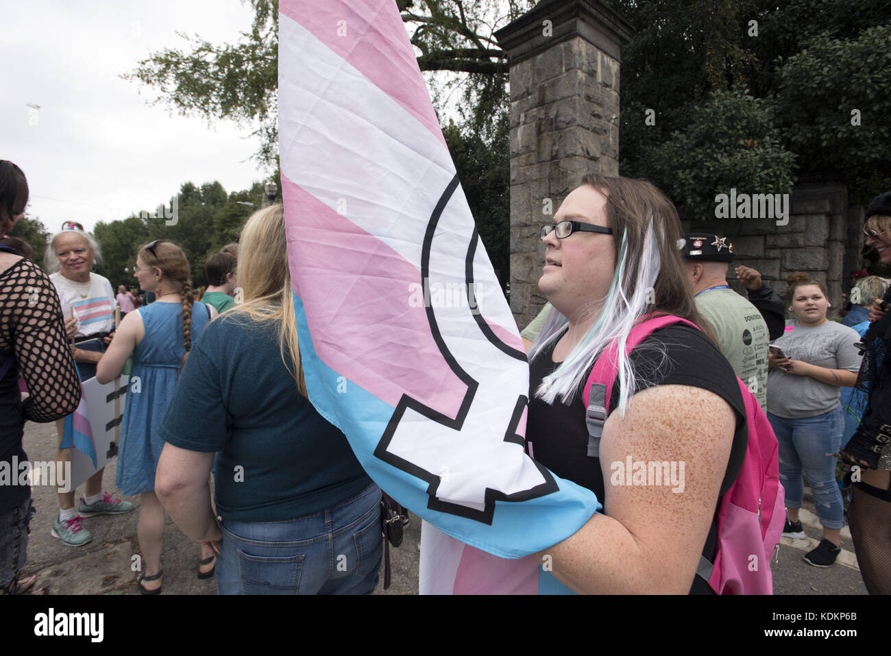 Atanta, GA, USA. 14th Oct, 2017. Transgender Pride march in midtown ...