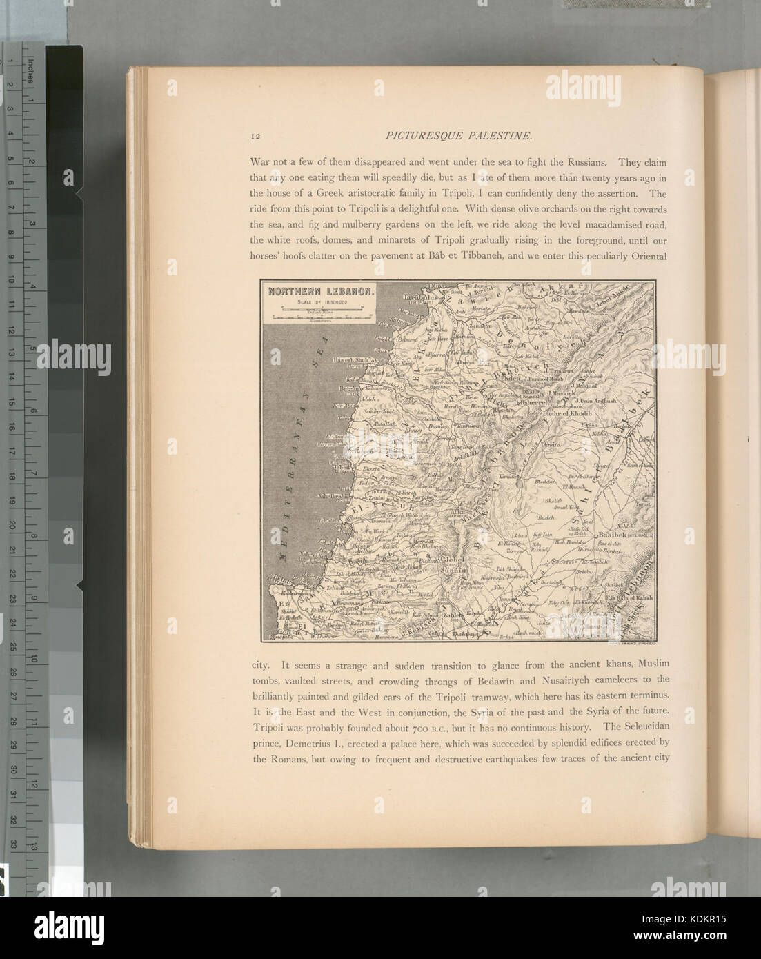 Northern Lebanon (NYPL b10607452 80570 Stock Photo - Alamy