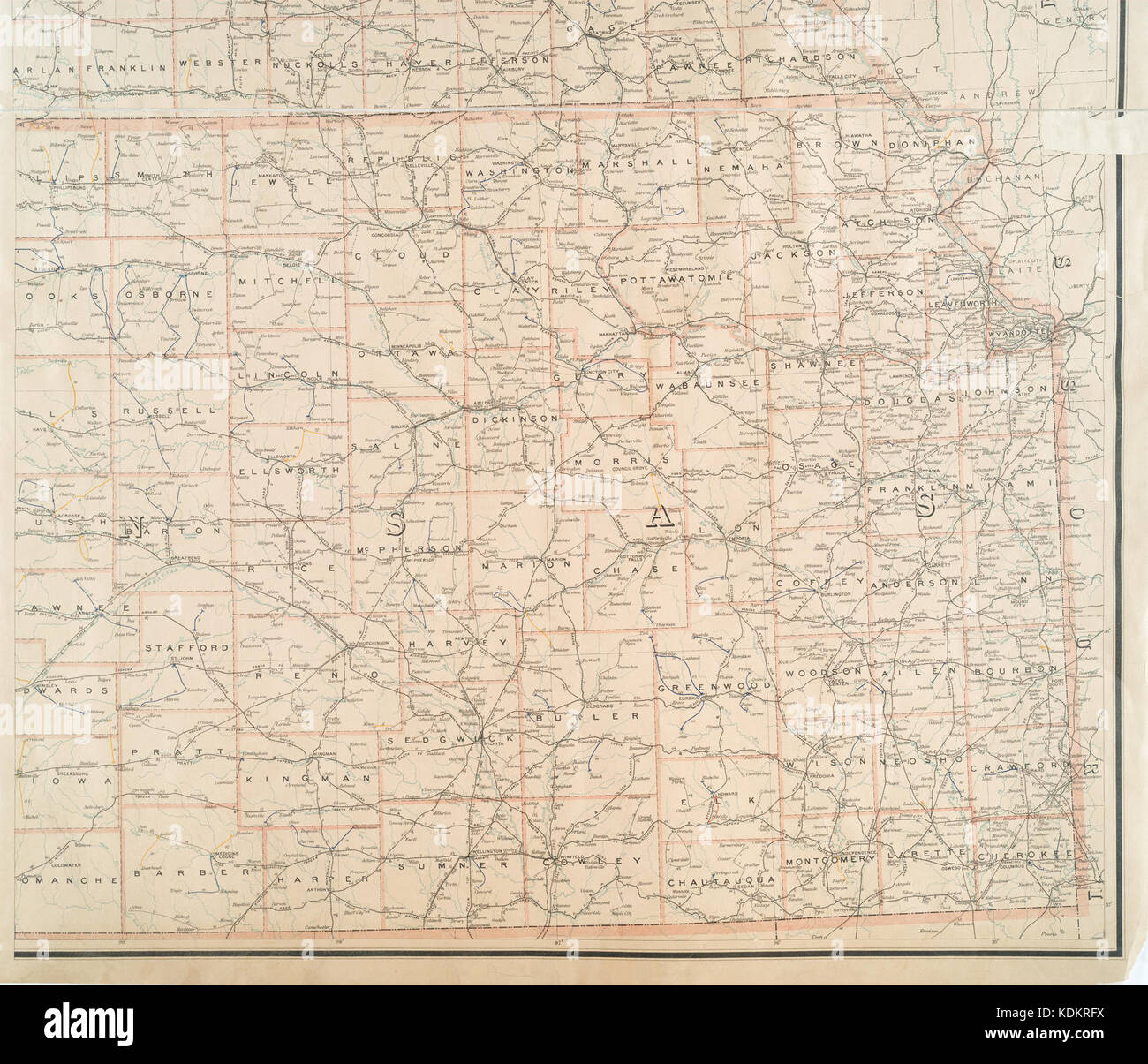 Vintage post route map hi-res stock photography and images - Alamy