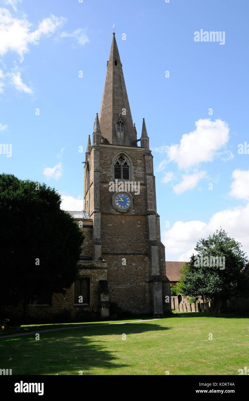 St Marys Church, Ely, Cambridgeshire stands close to the ancient ...