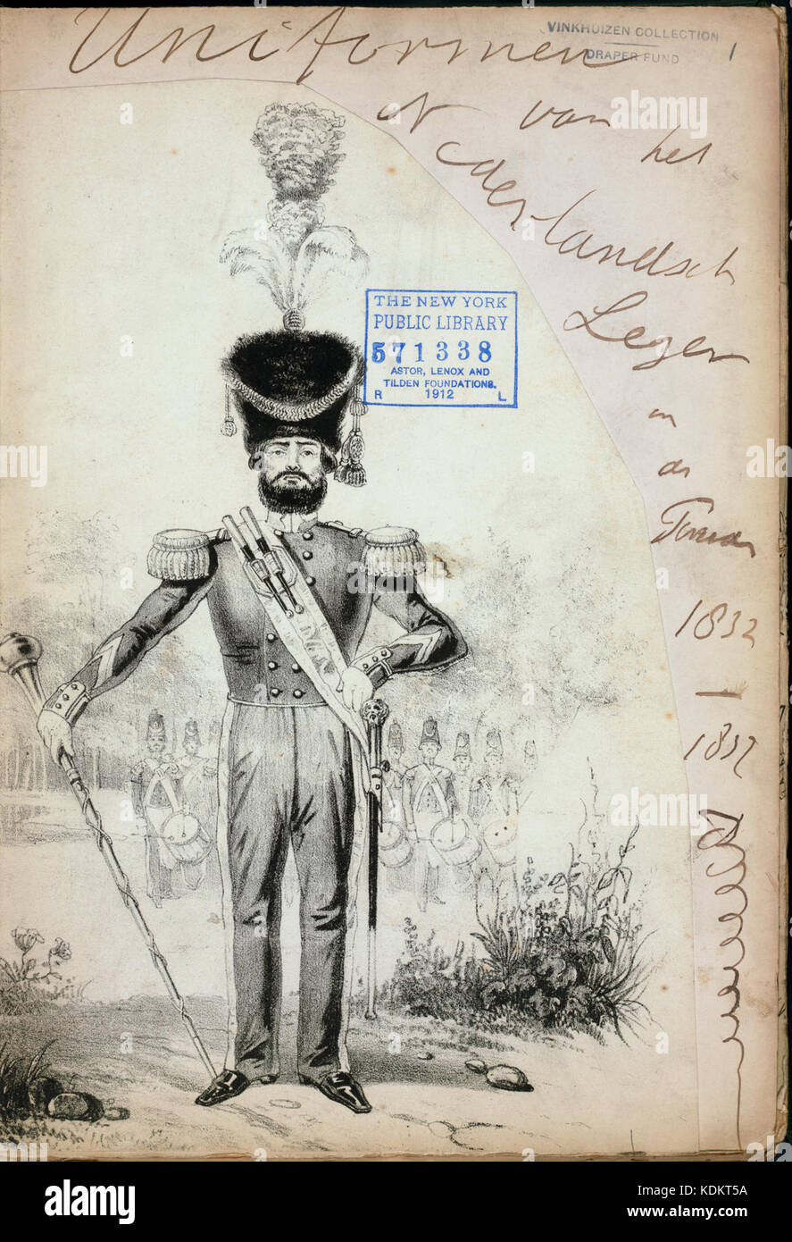 A historical document or image depicting the Netherlands between 1830 ...
