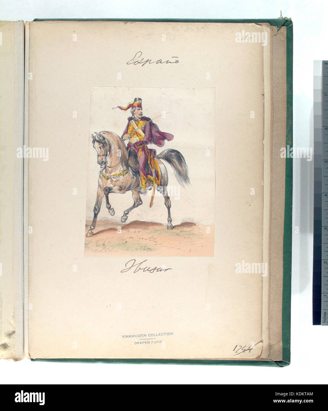 Husar. 1744 (NYPL b14896507 87550 Stock Photo - Alamy