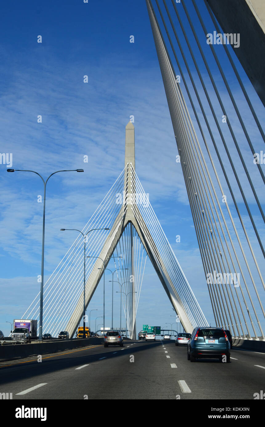 Zakim bridge 2013 hi-res stock photography and images - Alamy