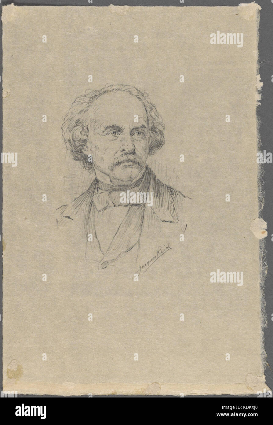 Nathaniel Hawthorne Portrait High Resolution Stock Photography and ...