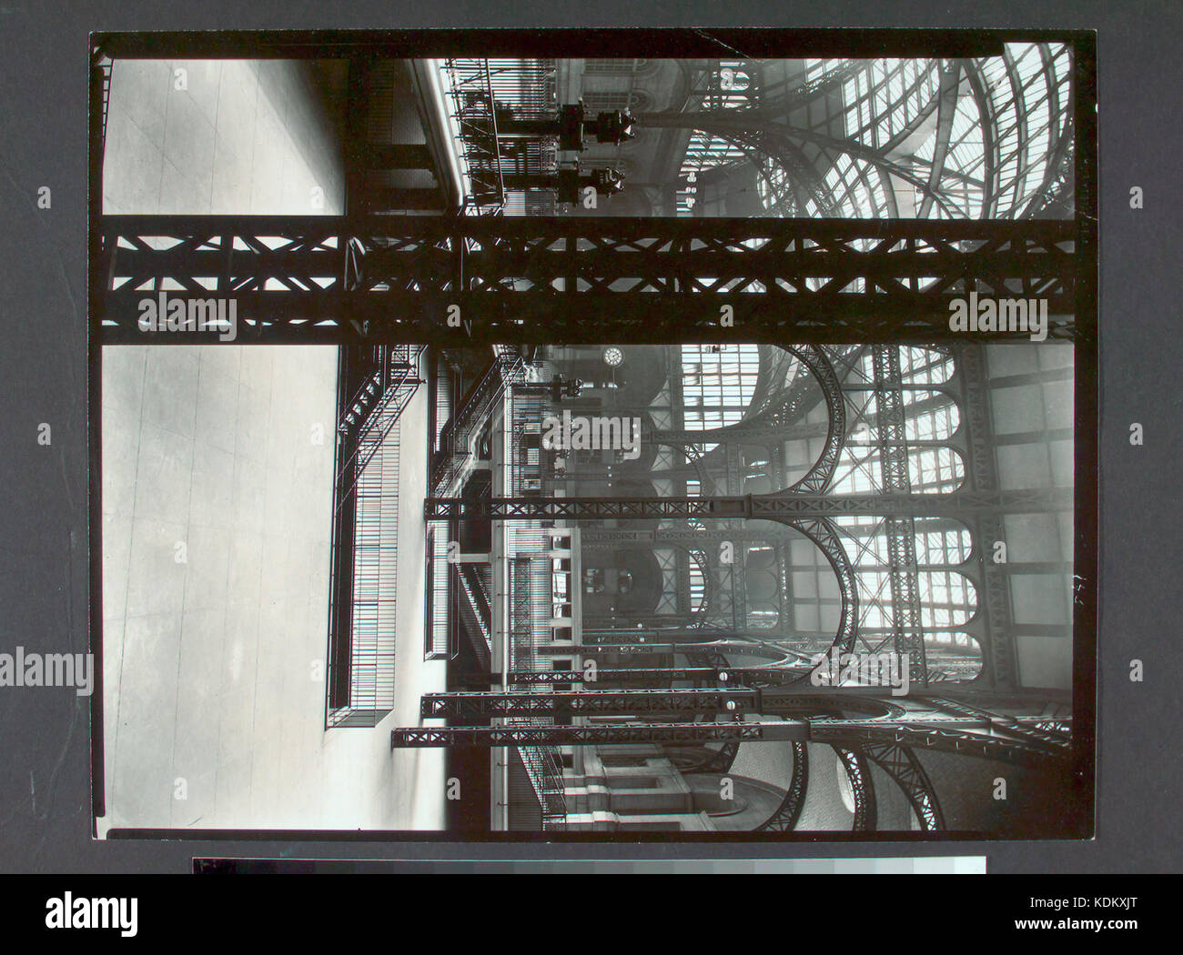 Penn Station, Interior, Manhattan (NYPL b13668355 482562 Stock Photo ...