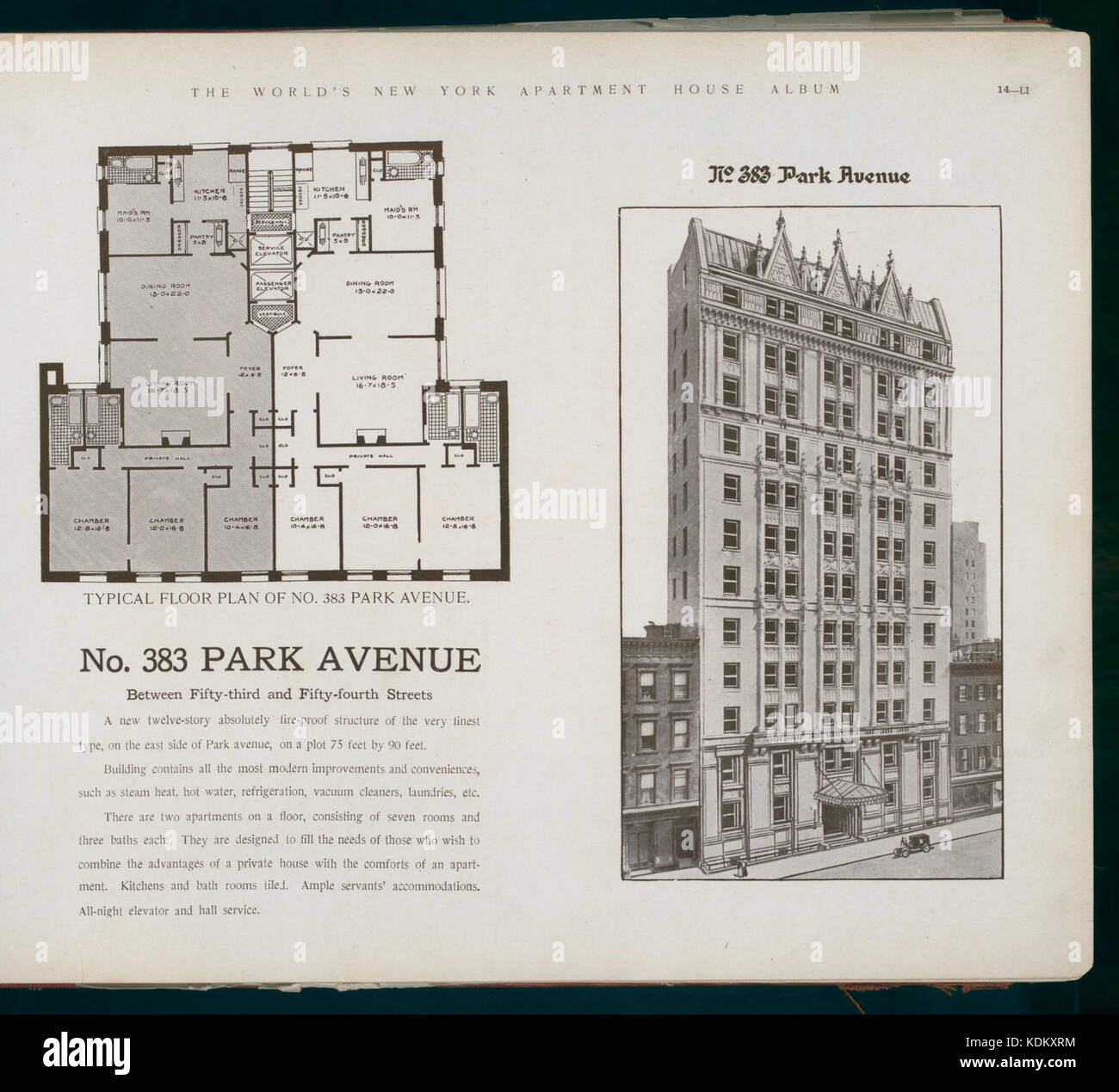 No. 383 Park Avenue. Between Fifty third and Fifty fourth Streets (NYPL ...