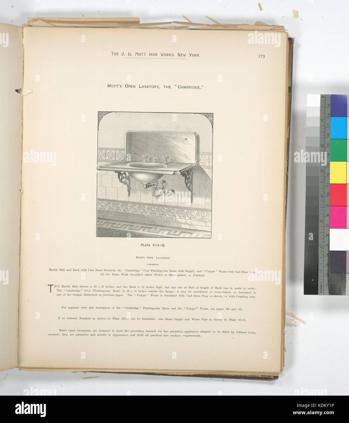 Mott's Open Lavatory, 'The Cambridge' (NYPL b15260162 487476 Stock ...