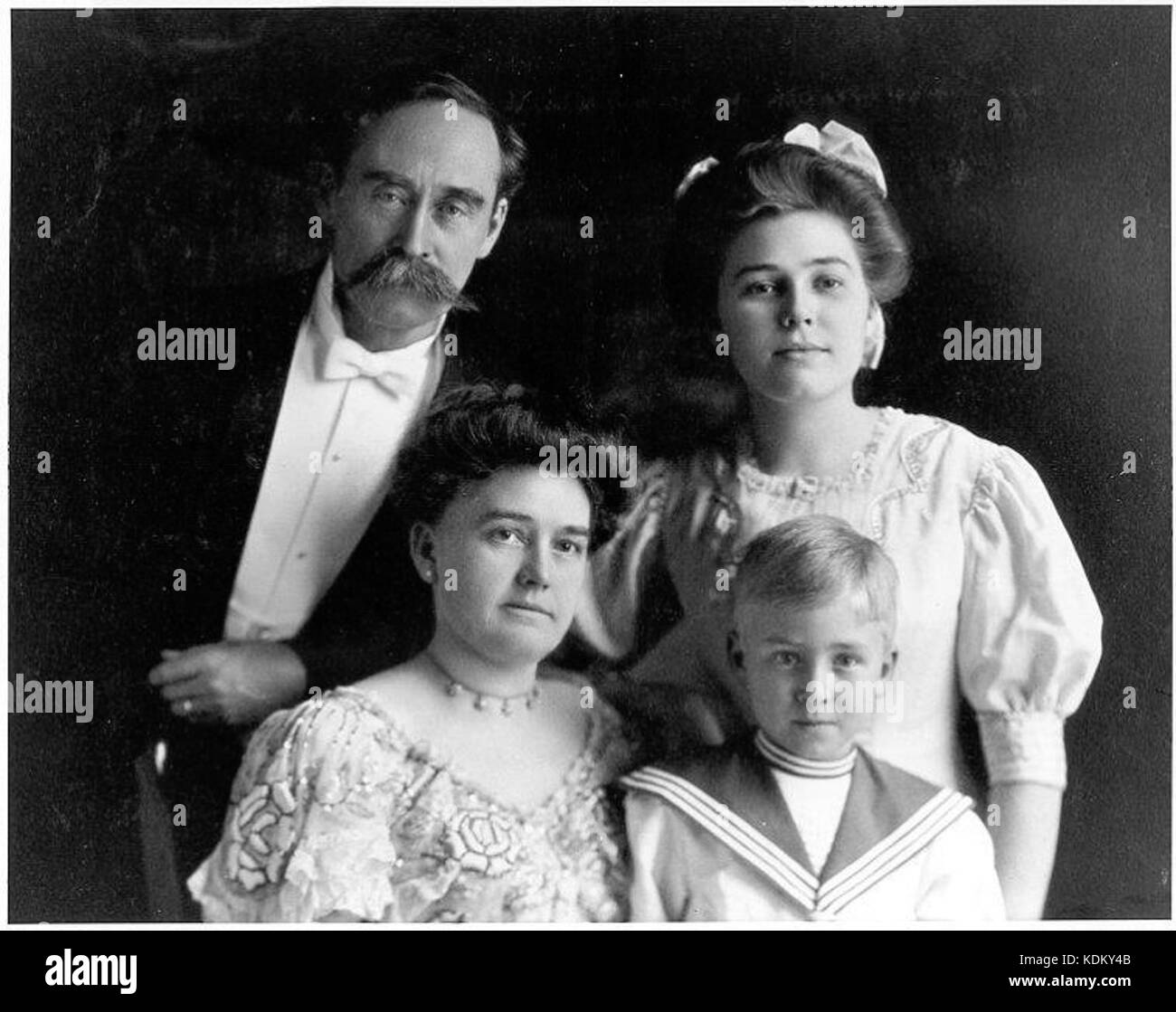 Robert peary family Stock Photo - Alamy