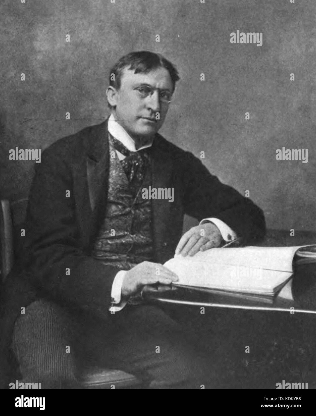 Portrait of Edward W. Townsend Stock Photo - Alamy