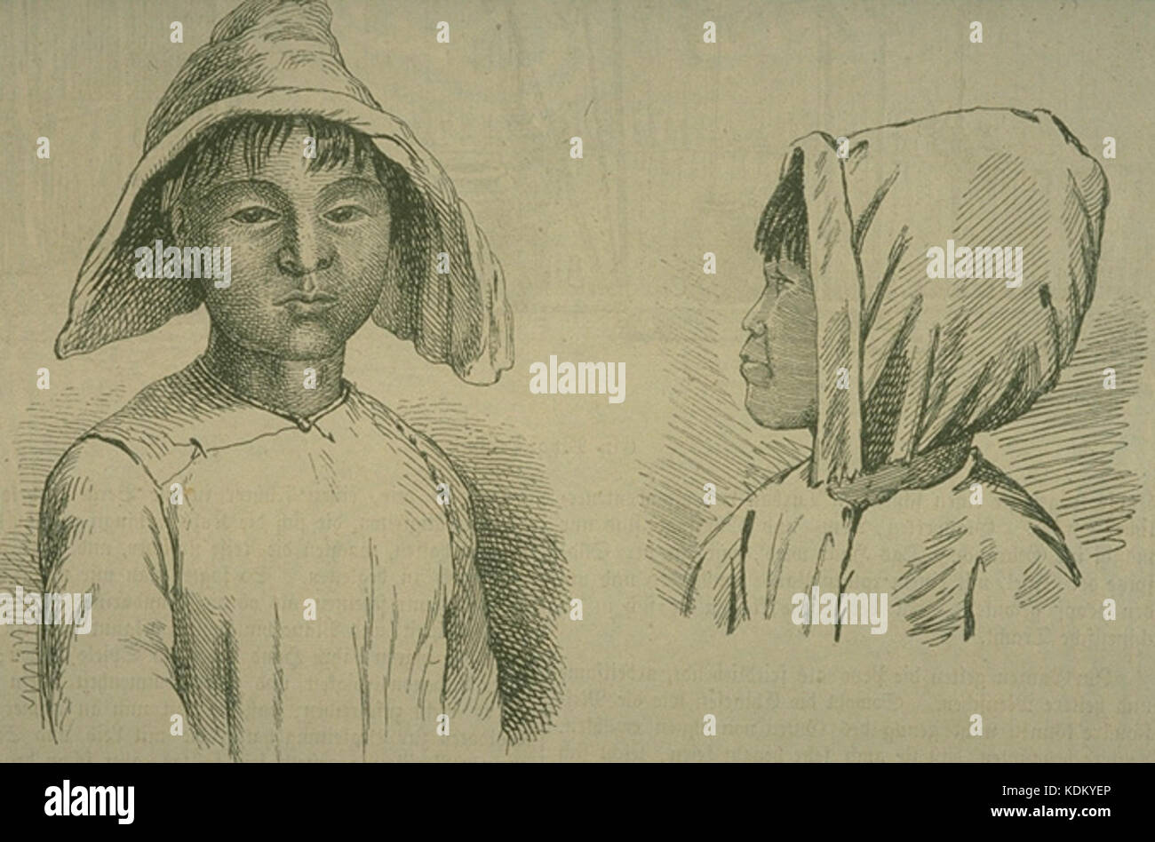 Sekhwan Women Ibis 1875 Stock Photo - Alamy