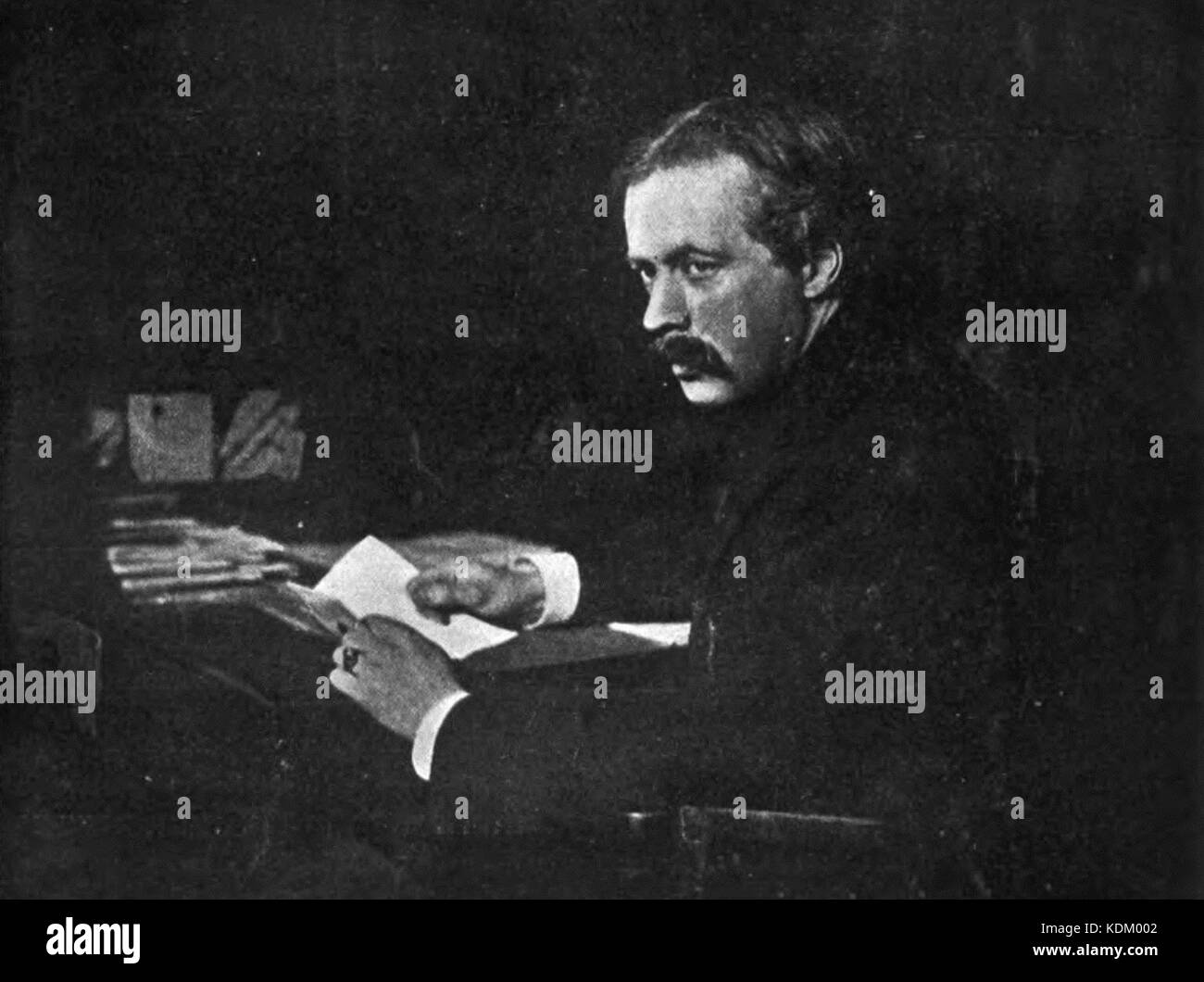 Portrait of Arthur Symons Stock Photo - Alamy