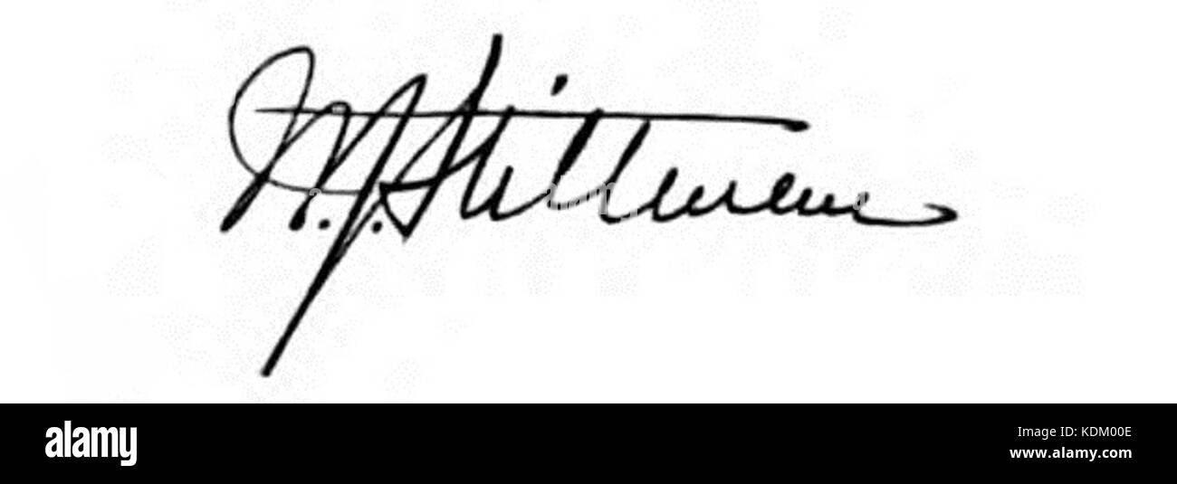 Signature of William James Stillman Stock Photo - Alamy