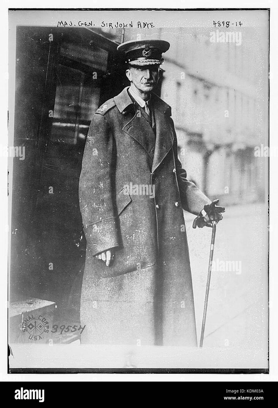 John Adye in 1918 Stock Photo - Alamy