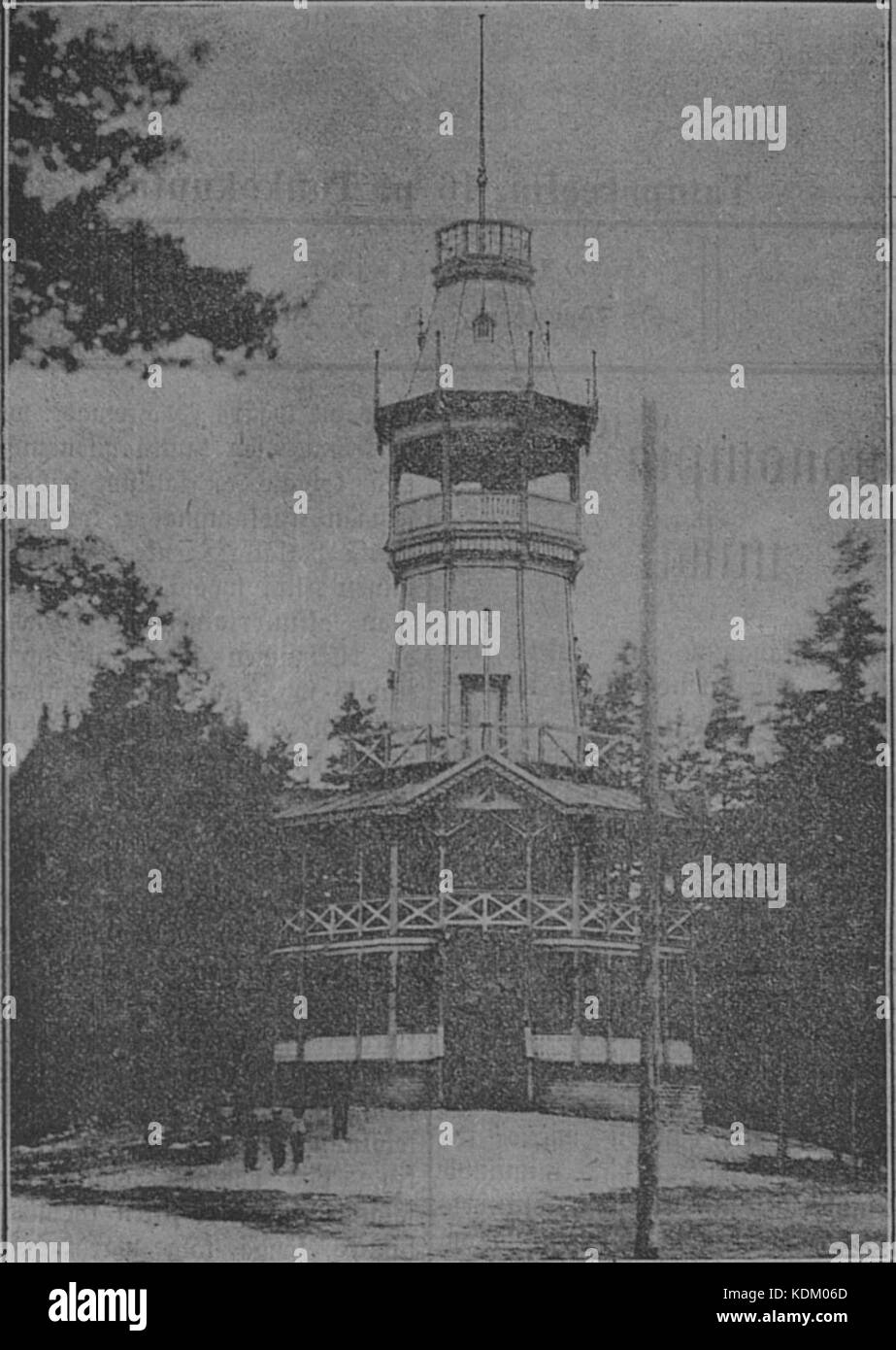 View old observation tower Black and White Stock Photos & Images - Alamy