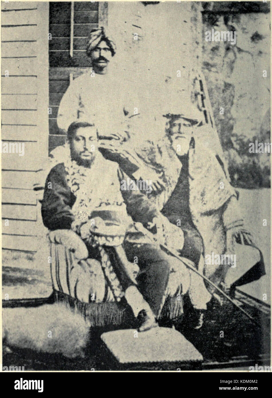 Raja Satish Chandra Roy and Ramtanu Lahiri Stock Photo - Alamy