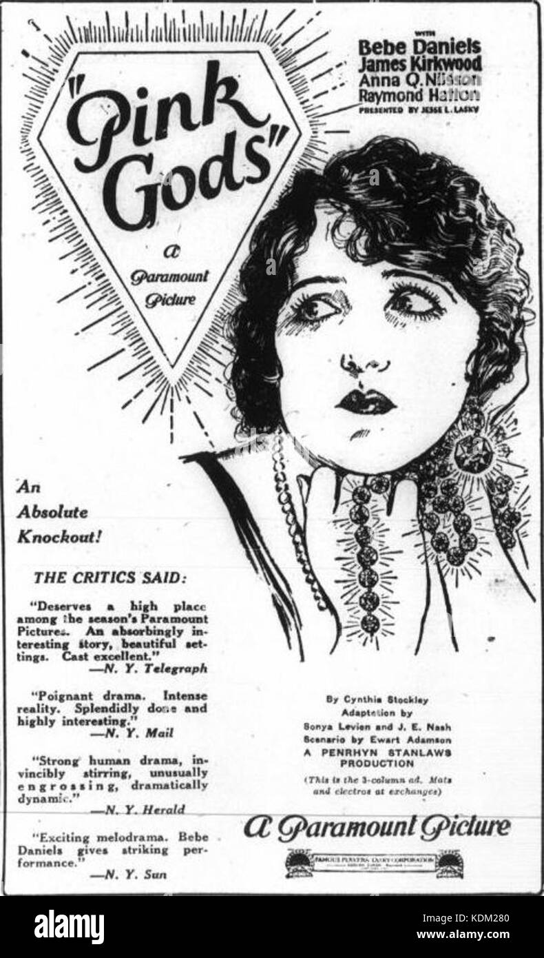 Pink Gods (1922) 4 Stock Photo - Alamy