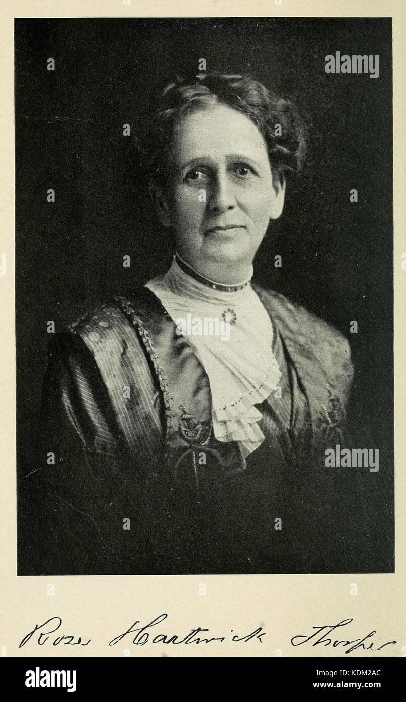 Rose Hartwick Thorpe, from Poetical Works, 1912 Stock Photo - Alamy
