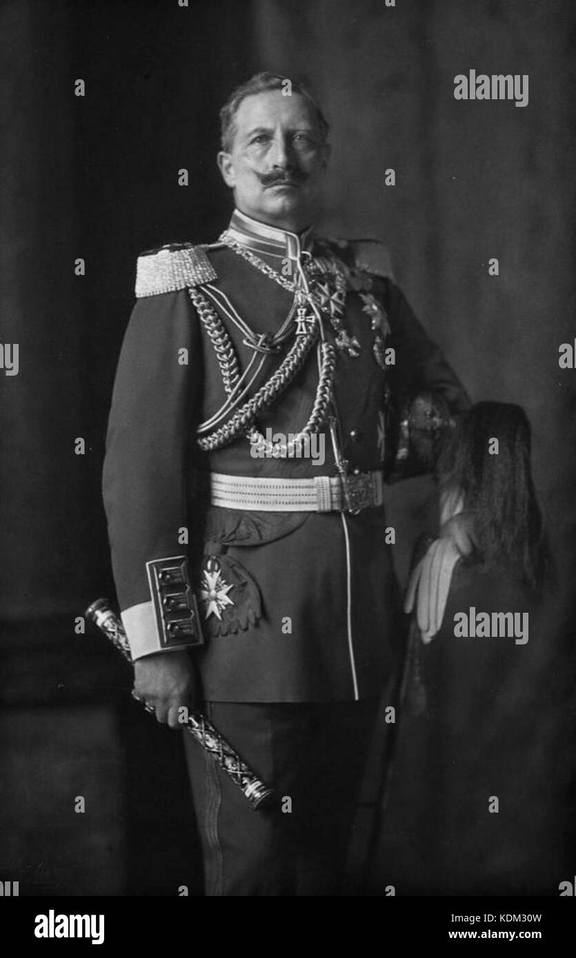 Kaiser Wilhelm II posing portrait Stock Photo - Alamy