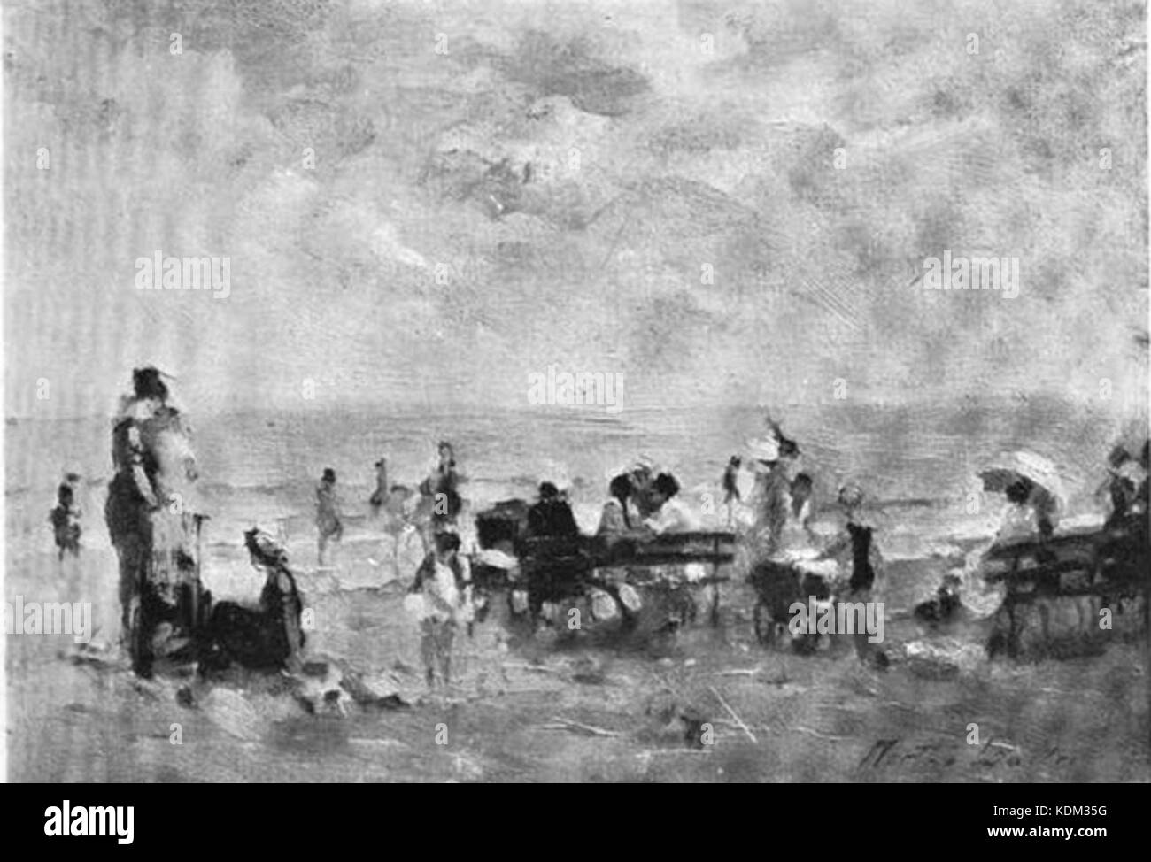Early watercolors Black and White Stock Photos & Images - Alamy