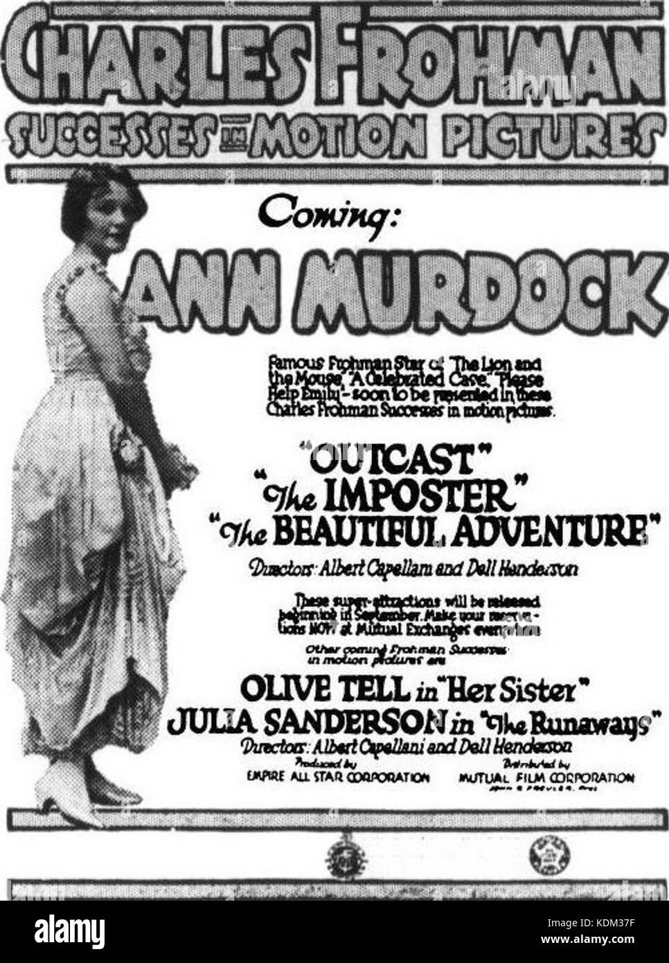 Outcast (1917) 4 Stock Photo - Alamy