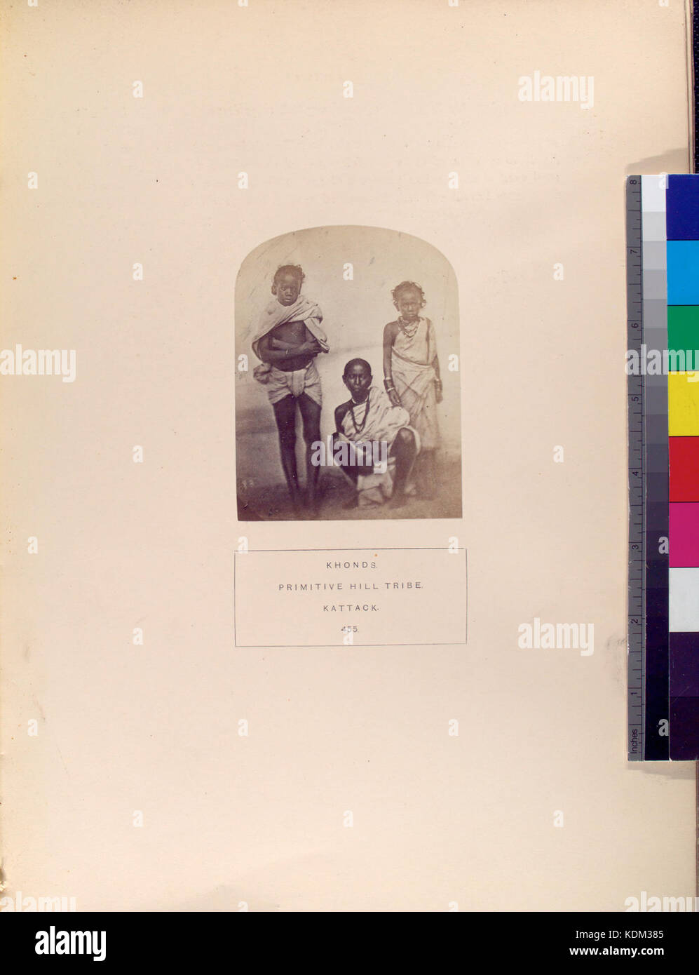 This image depicts the Khonds, a primitive hill tribe from the Kattack ...