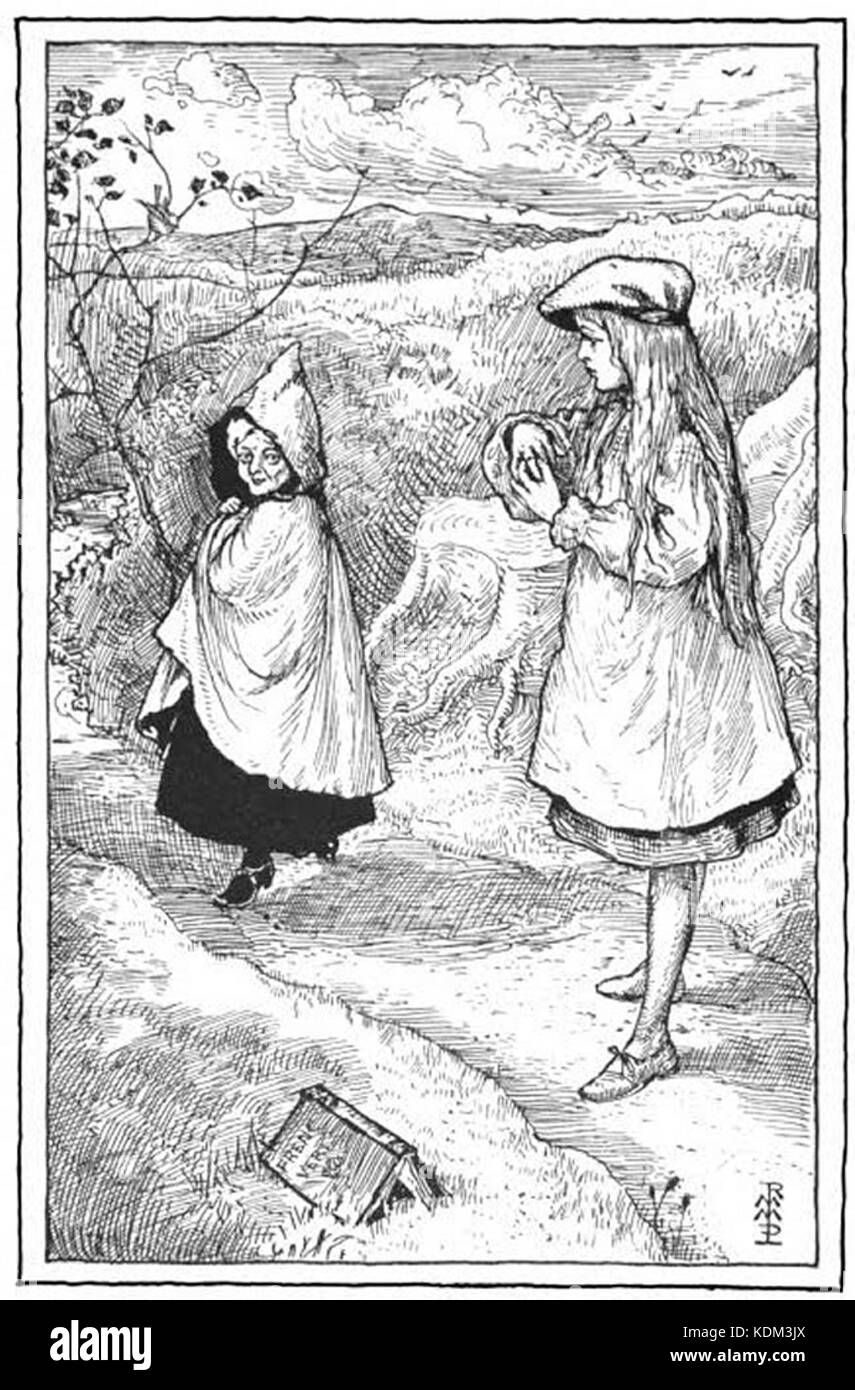 Illustration for The Ruby Ring, Rose M. M. Pitman, 1904, p. 20 Stock ...