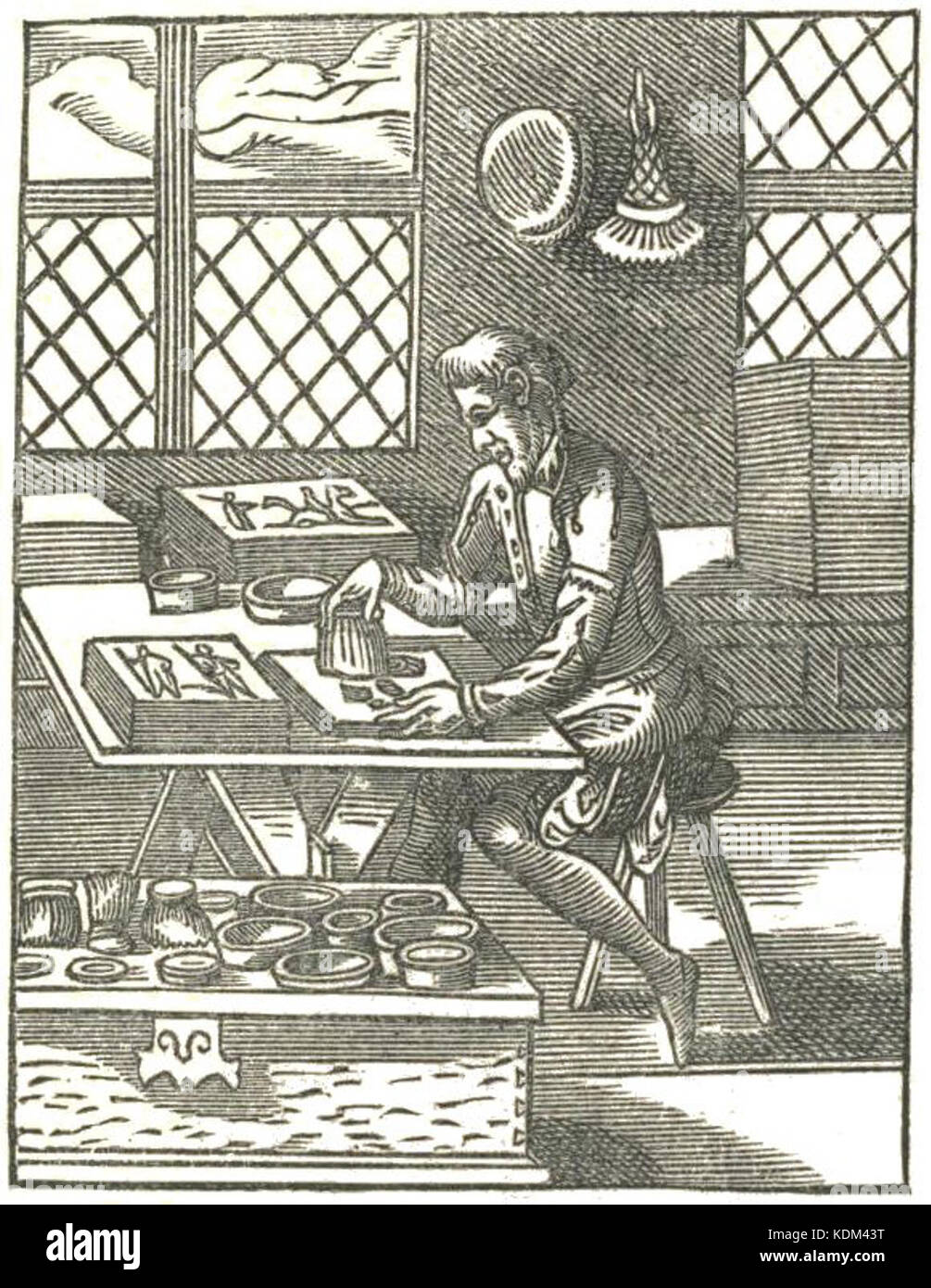 Invention of Printing p094 Stock Photo - Alamy