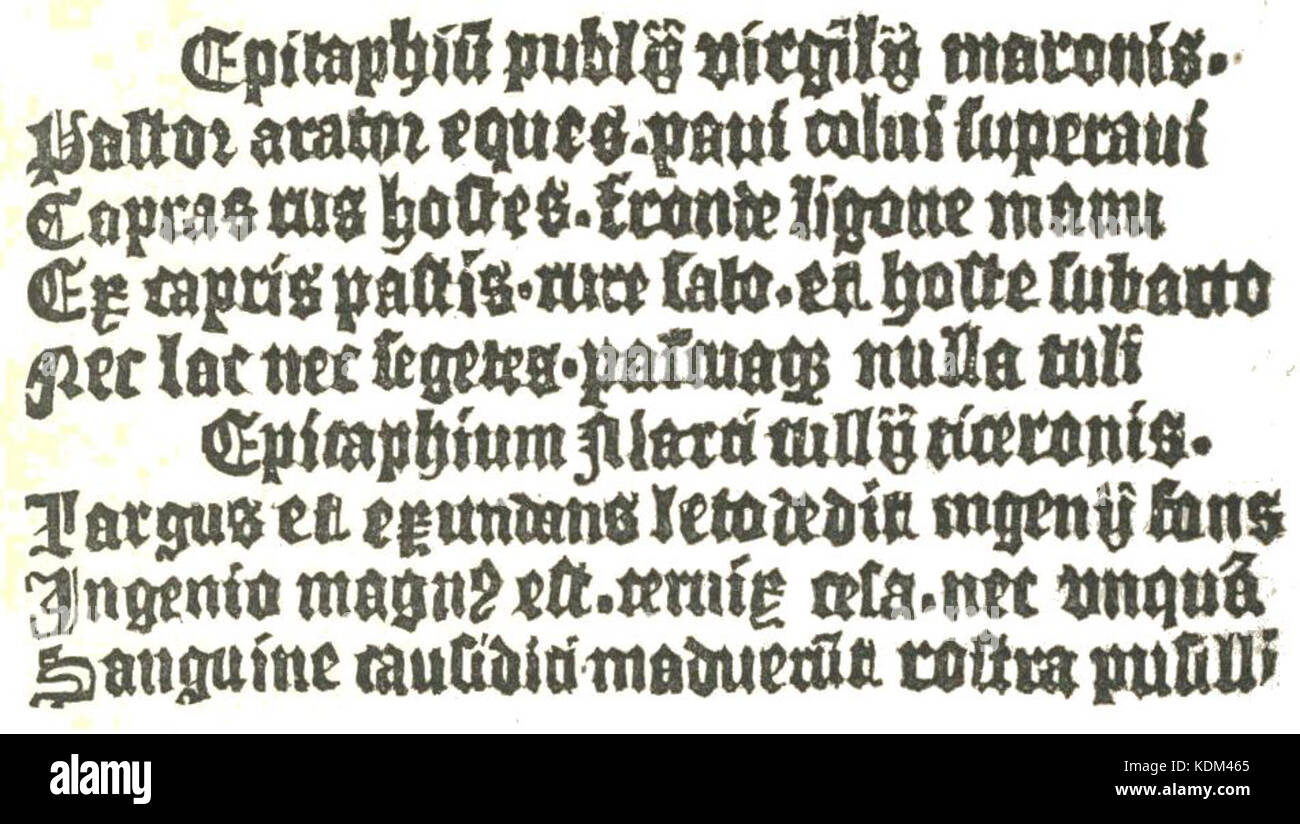 This page from a historical text illustrates the invention of printing ...