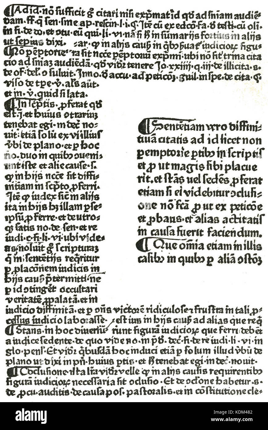 A page from a historical text documenting the invention of printing, detailing its significance ...