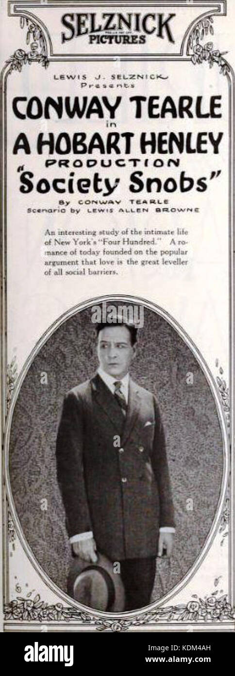 Snobs history hi-res stock photography and images - Alamy