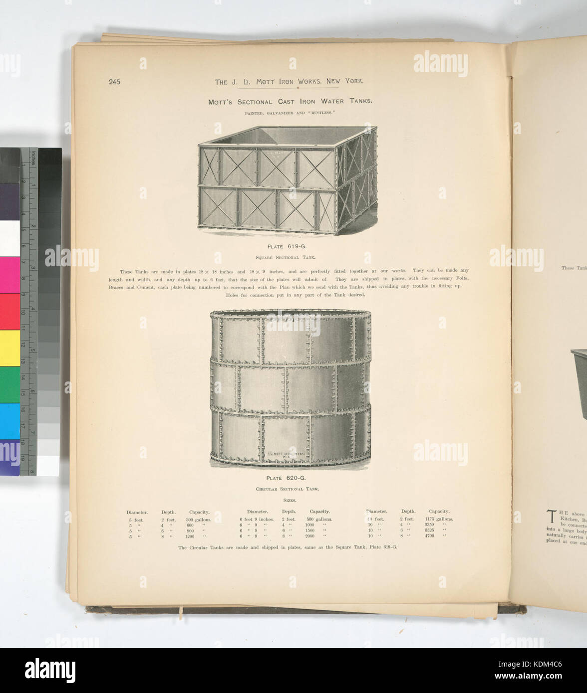 Mott's Sectional Cast Iron Water Tanks (NYPL b15260162 487547 Stock ...