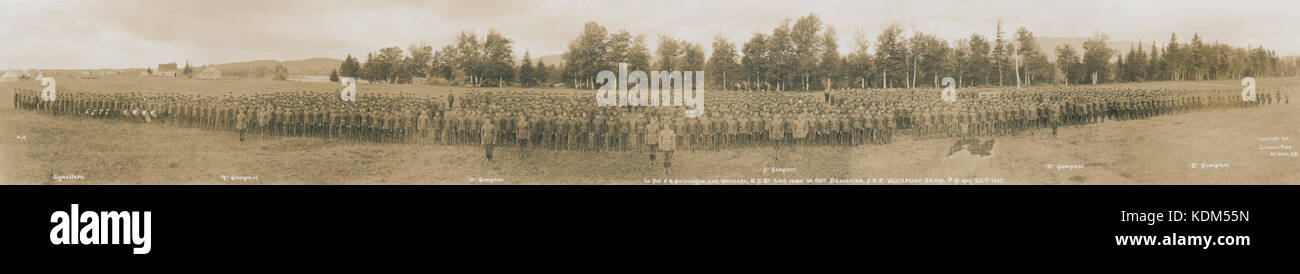 Lt. Col. F.A. Gascoigne and officers, NCO's and men of 60th Battalion ...