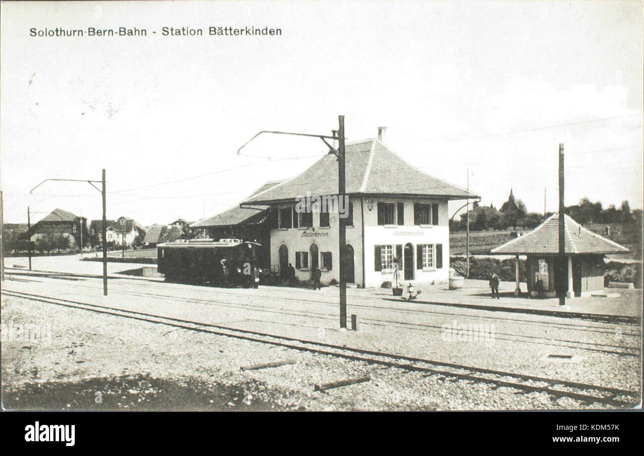Solothurn Bern Bahn Baetterkinden Stock Photo - Alamy