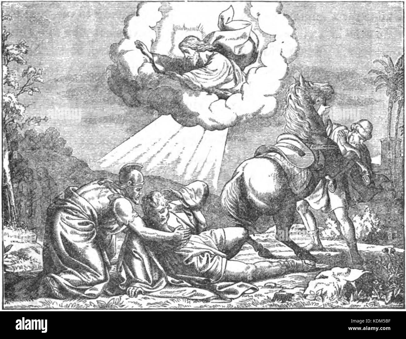 Apostle paul conversion Black and White Stock Photos & Images - Alamy