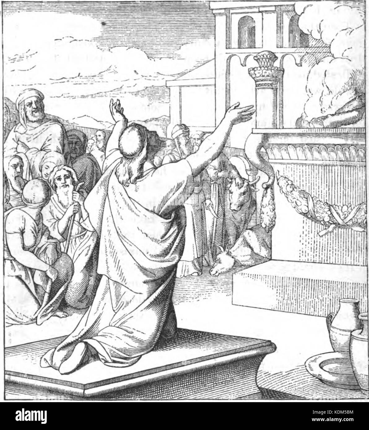 King solomon old testament Black and White Stock Photos & Images - Alamy