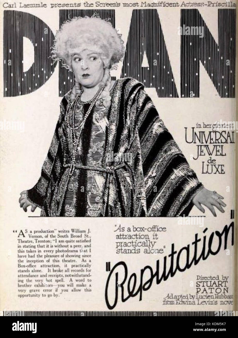 Reputation (1921) 16 Stock Photo - Alamy