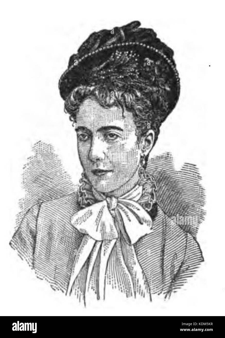 Miss Fanny Parnell 1882 Stock Photo - Alamy