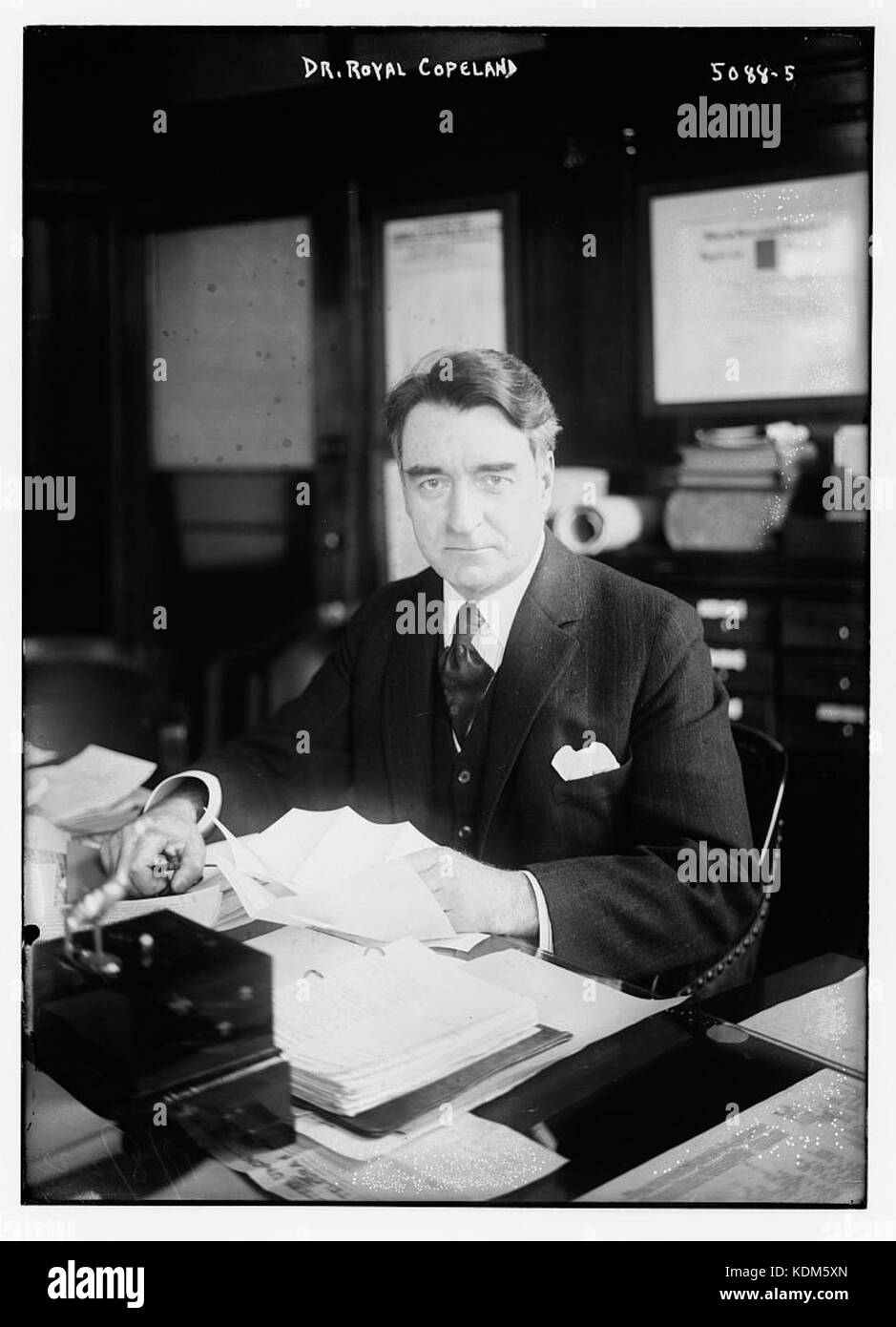 Royal Samuel Copeland in 1920 Stock Photo - Alamy