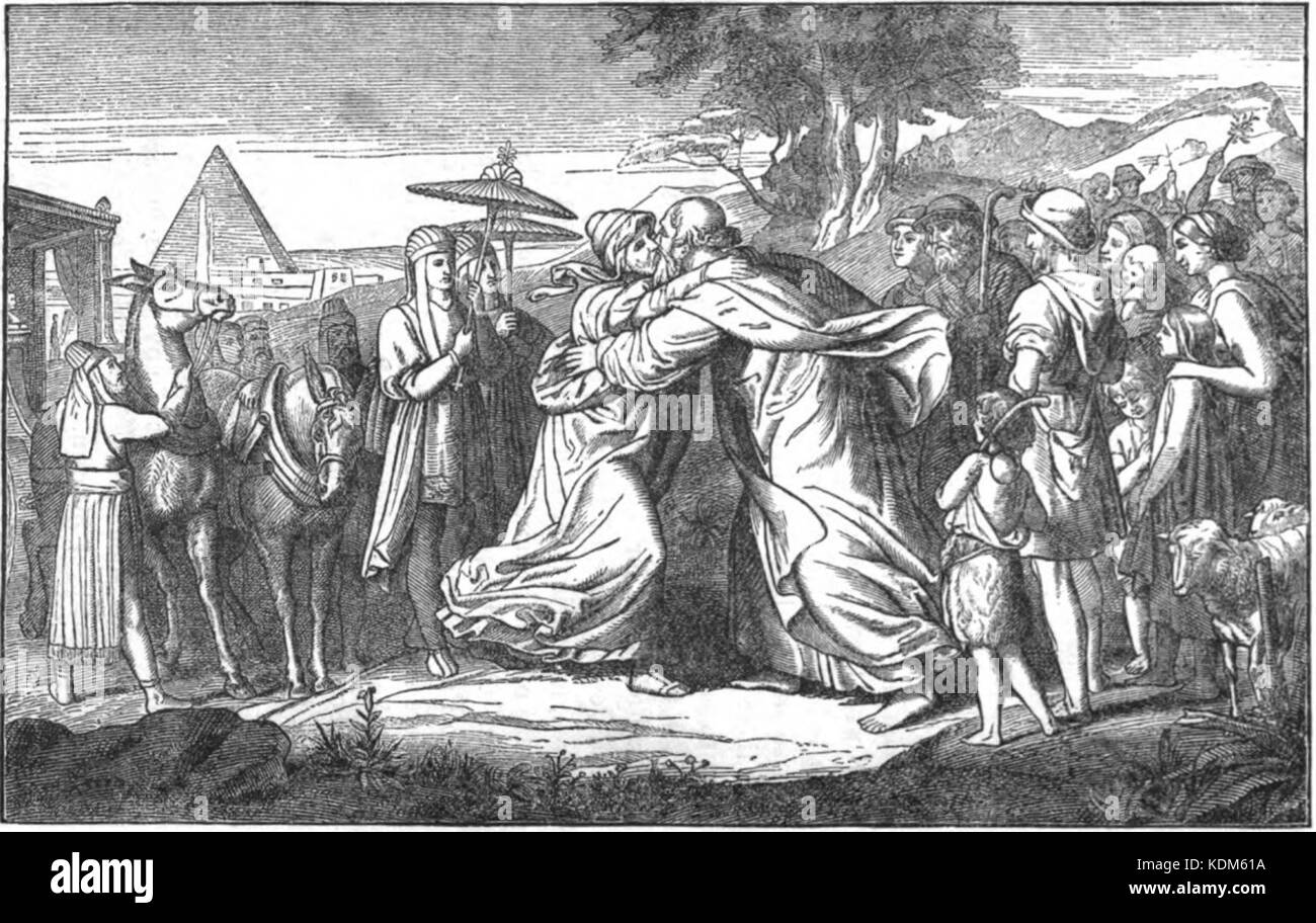 Joseph meeting his father Stock Photo - Alamy