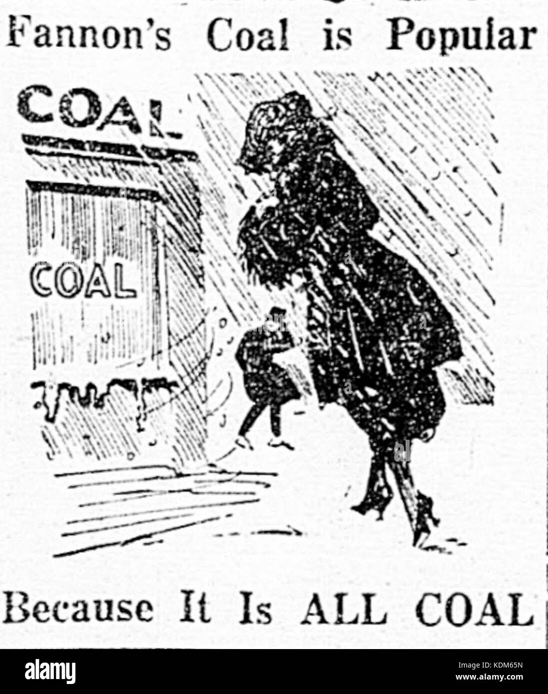 It is ALL COAL (advertisement Stock Photo - Alamy