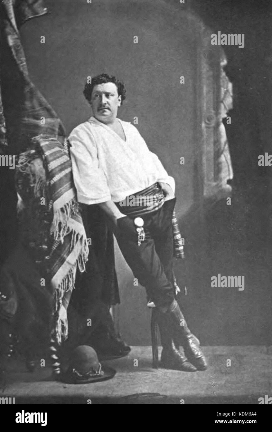Portrait of Charles Fechter Stock Photo - Alamy