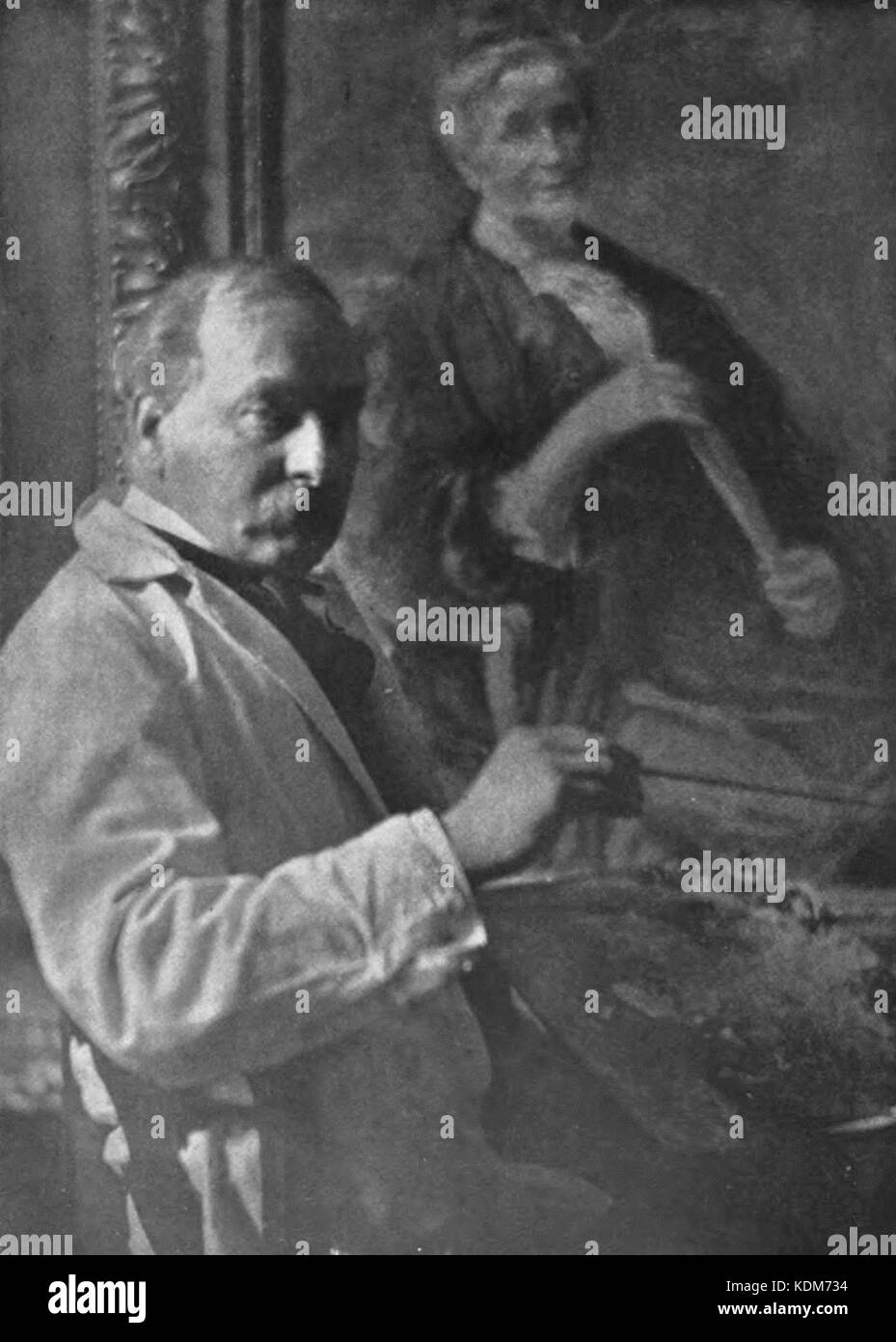 Portrait of Gari Melchers Stock Photo - Alamy