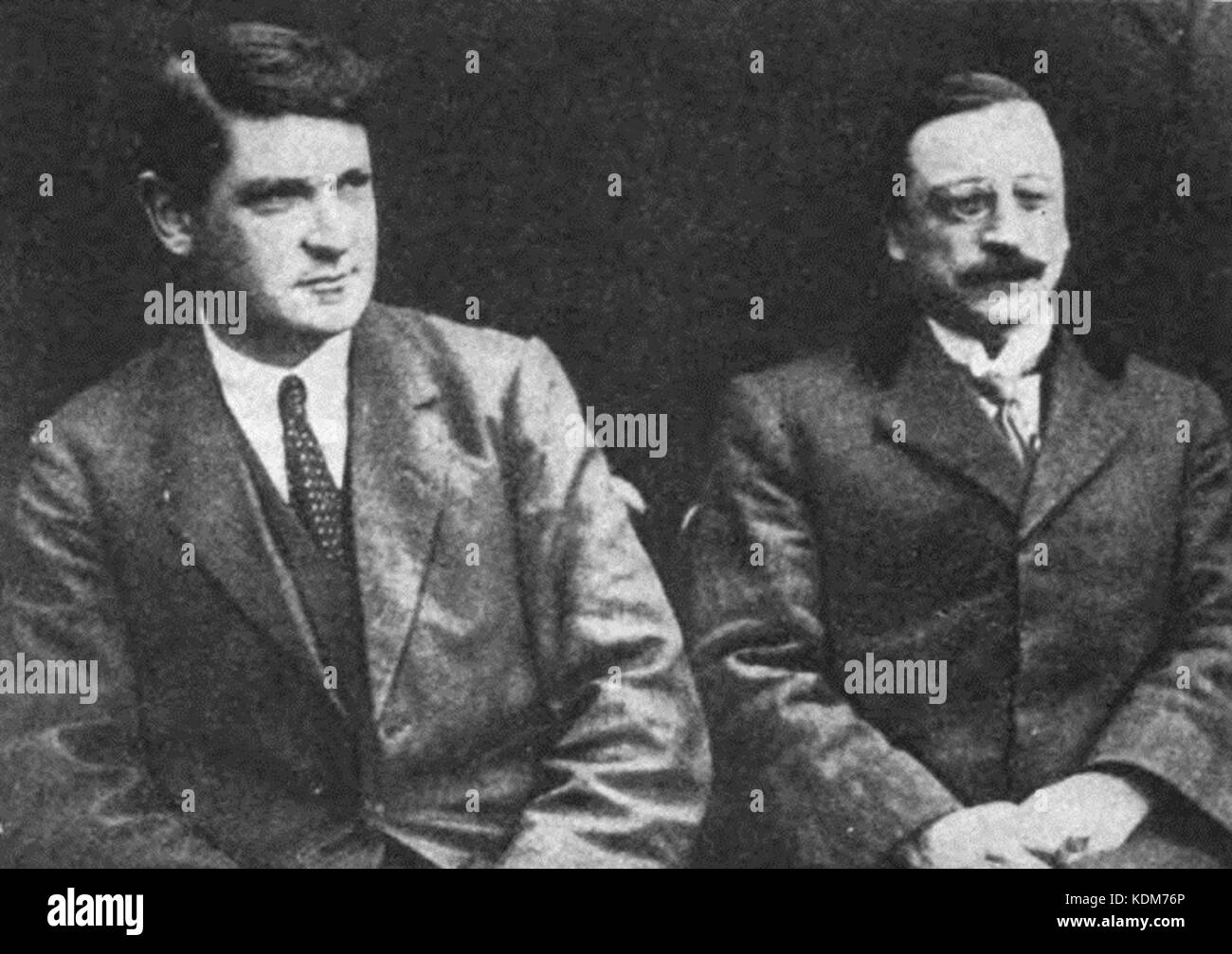 Picture of Michael Collins and Arthur Griffith Stock Photo - Alamy