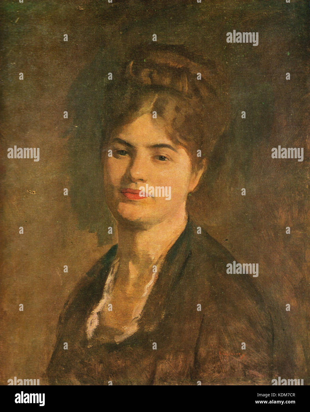 Nicolae Grigorescu Portretul Zettinei Urechia Stock Photo - Alamy