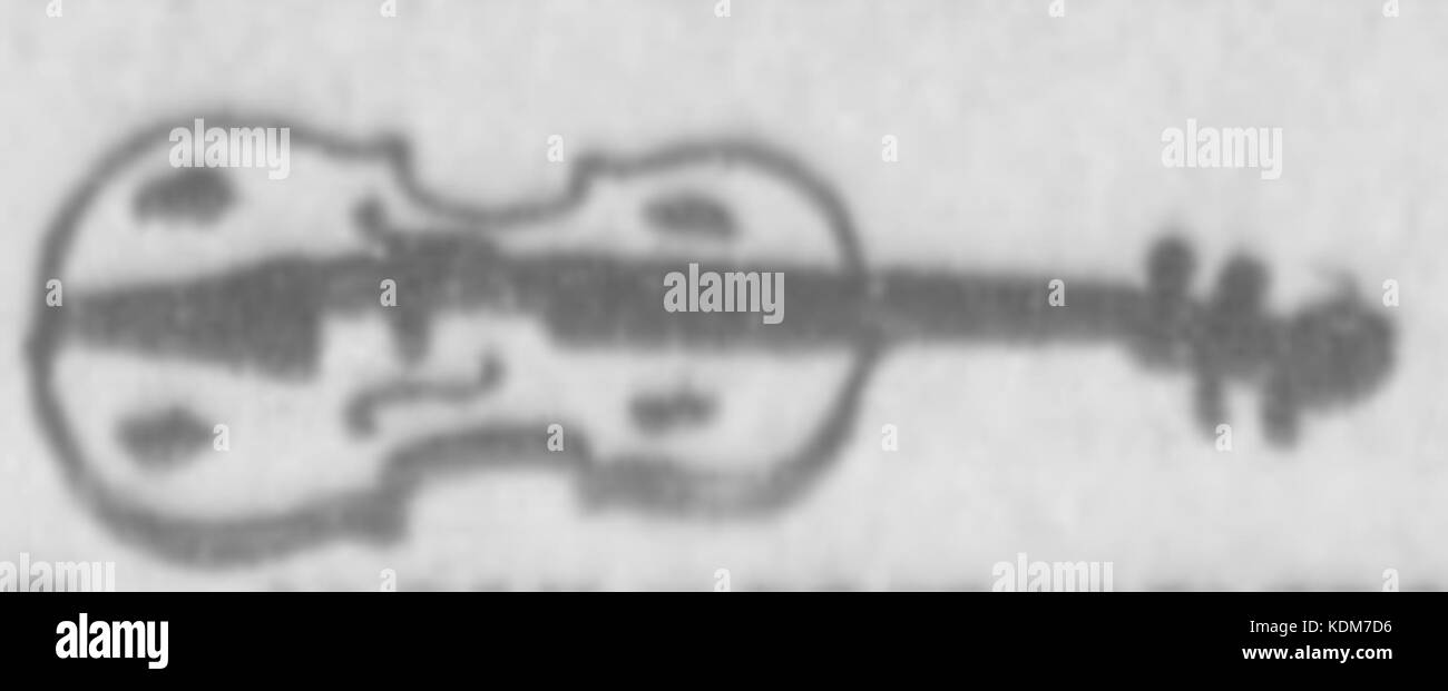 Small violin icon Stock Photo - Alamy