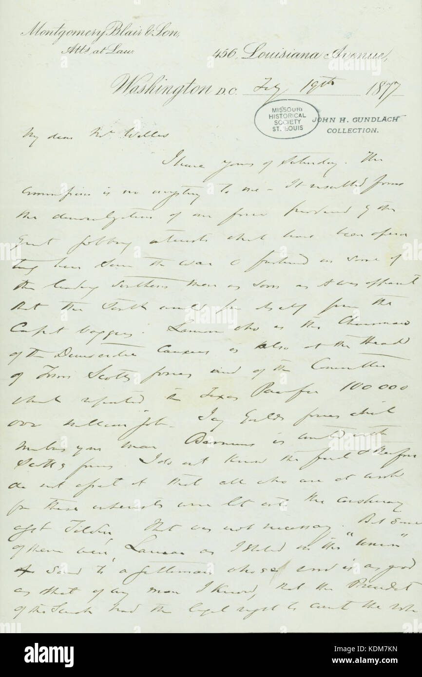 Blair letter hi-res stock photography and images - Alamy