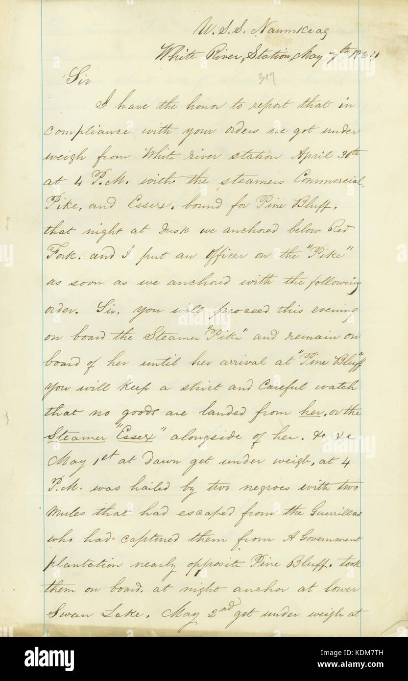 This letter, written by John Rogers aboard the U.S.S. Naumkeag, offers ...