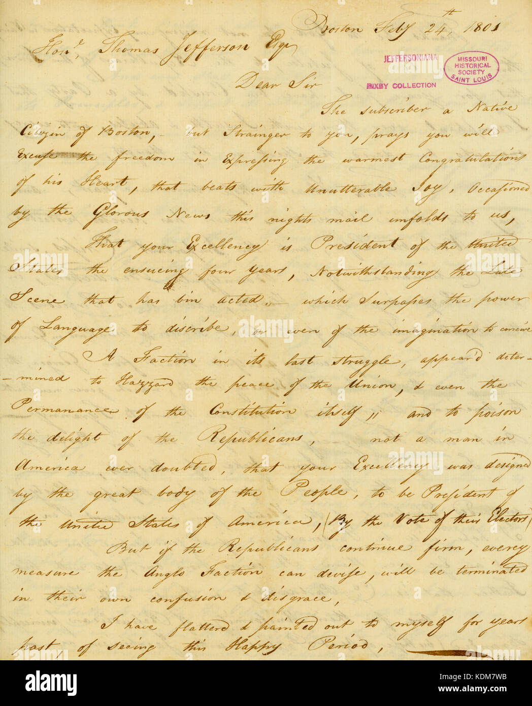 Letter from Thomas Lewis, Jr., of Thomas Lewis and Sons, Boston, to ...