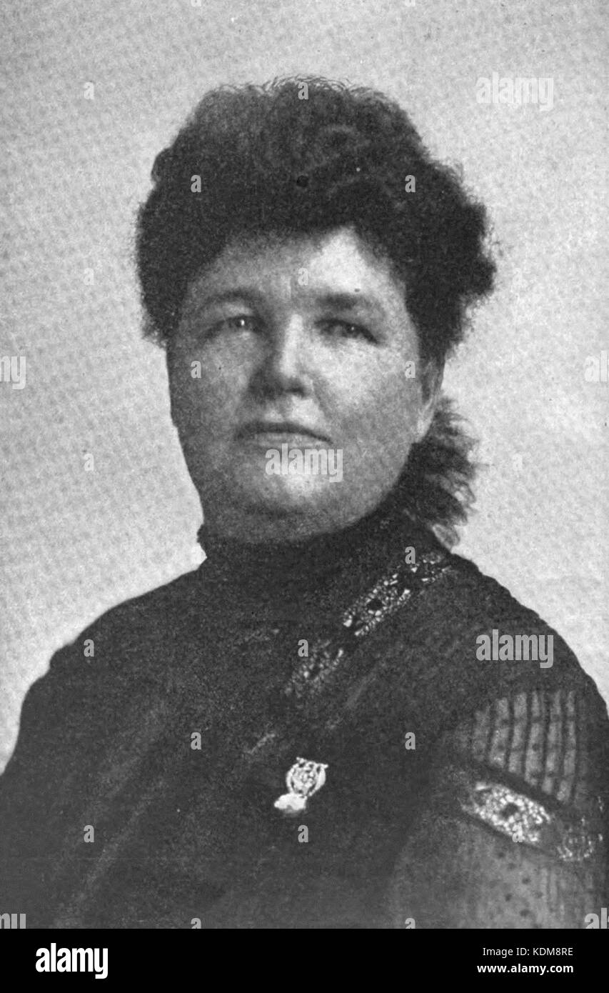 Portrait of Sarah S. Platt Decker Stock Photo - Alamy