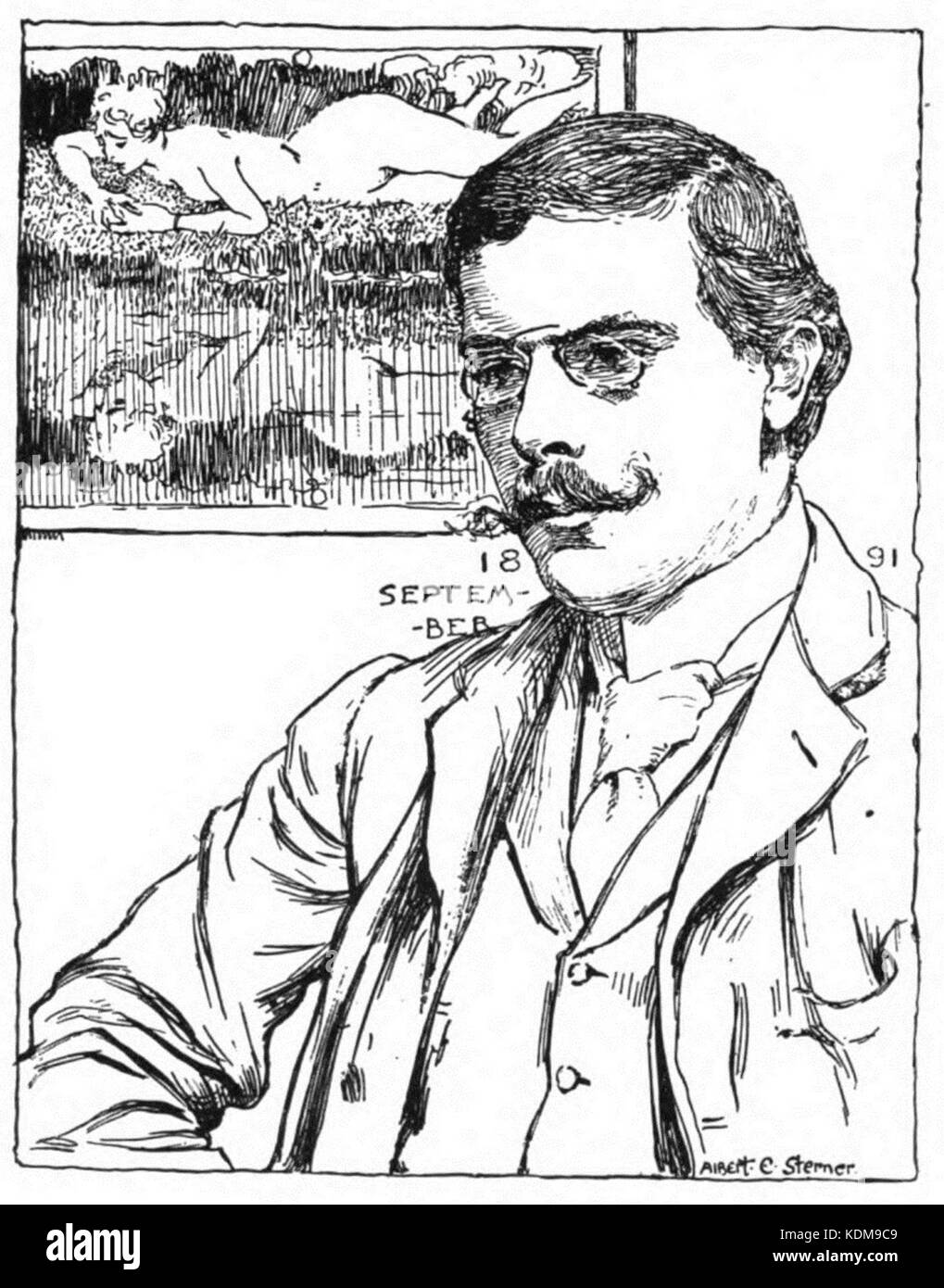 Portrait of Stuart Merrill Stock Photo - Alamy